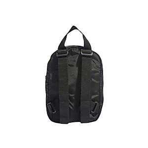 adidas Originals Women's Premium Mini Backpack (One Size, Black/Silver Metallic)