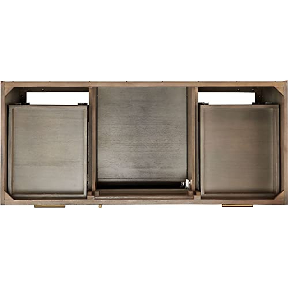 Signature Hardware 953350-48-RUMB-1 Frey 48" Free Standing Single Vanity Cabinet Set with Wood Cabinet, Vanity Top and Rectangular Undermount Sink - Single Faucet Hole