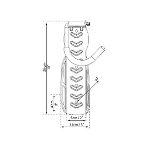 Palram - Canopia Yukon Shed Bike Hook