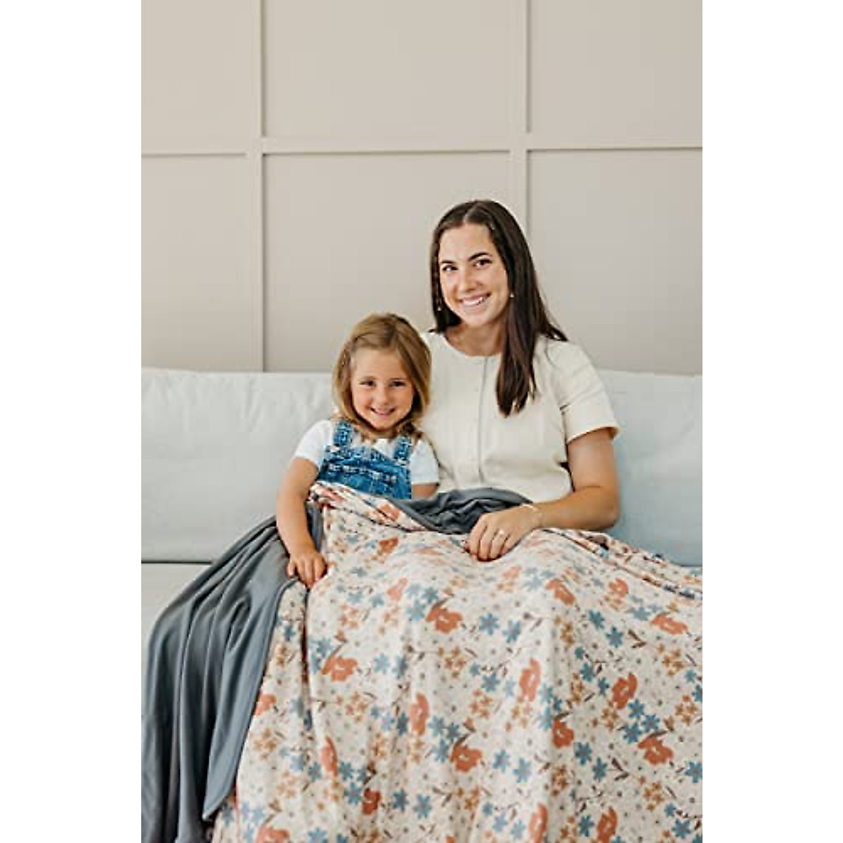 Copper Pearl Jumbo Premium Knit 3 Layer Stretchy Throw Blanket Eden