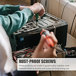 VILLCASE 360 Pcs 1 Small Screw Screws and Nuts Screws Kit Computer Laptop Practical Screws Computer Repair Screws Stainless Steel Screws Anti-rust Screws Countersunk Machine Bolt M2