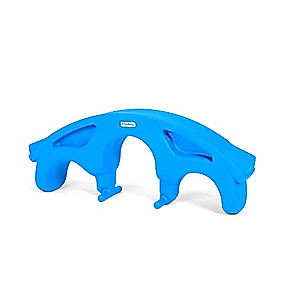 Simplay3 Rock and Roll Teeter Totter Seesaw - Rocking Fun for Two Toddlers or Kids - Sapphire, Made in USA