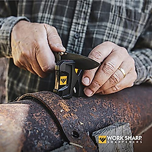Work Sharp WSEDCPVT EDC Pivot Knife Sharpener, Black