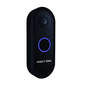 Night Owl 1080p HD Smart Video Doorbell with Night Vision, 2-Way Audio, Remote Viewing Mobile App, Real-Time Alerts, Human Detection Technology, Wide Viewing Angle and Customizable Storage Options