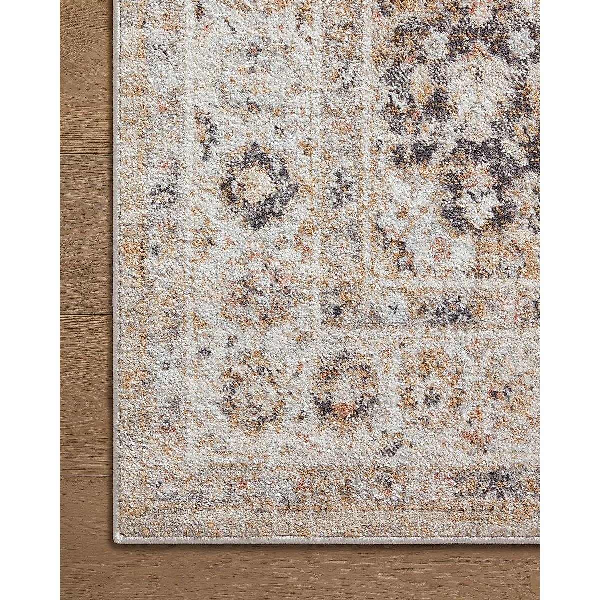 Loloi II Monroe Collection MON-02 Beige/Multi 6'-7" x 9'-3" Area Rug