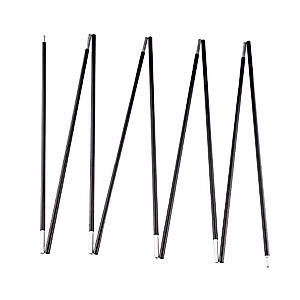 Pre-Assembled Aluminum Tent Pole 12ft 1.4in 8.5mm, Lightweight Tent Poles Replacement, BRILLIANCE4U 7001 T6 Tent Rod, Outer Dia. 0.33" 1 Pole Pack