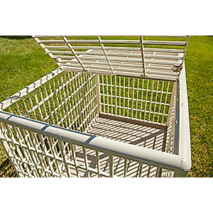 IRIS Plastic Animal Cage, Beige, Small