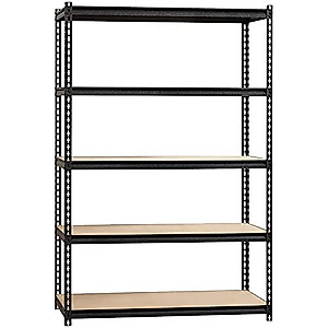 Hirsh 2,300 lb Capacity Iron Horse Shelving - 5 Compartment(s) - 72" Height x 48" Width x 24" Depth
