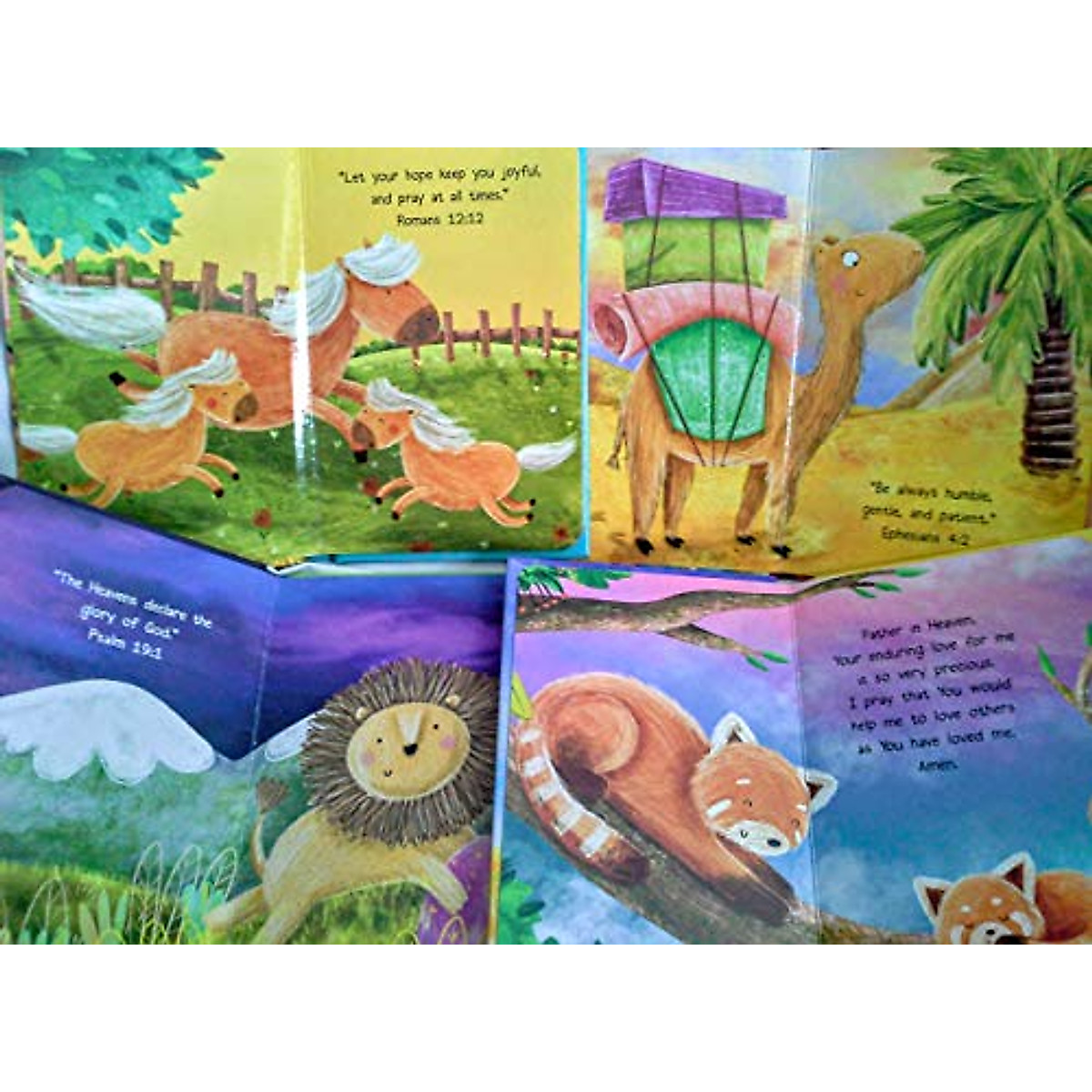 Little Blessings Be Joyful, Be Patient, Faith is Strong, and Love is Kind Board Books - Set of 4