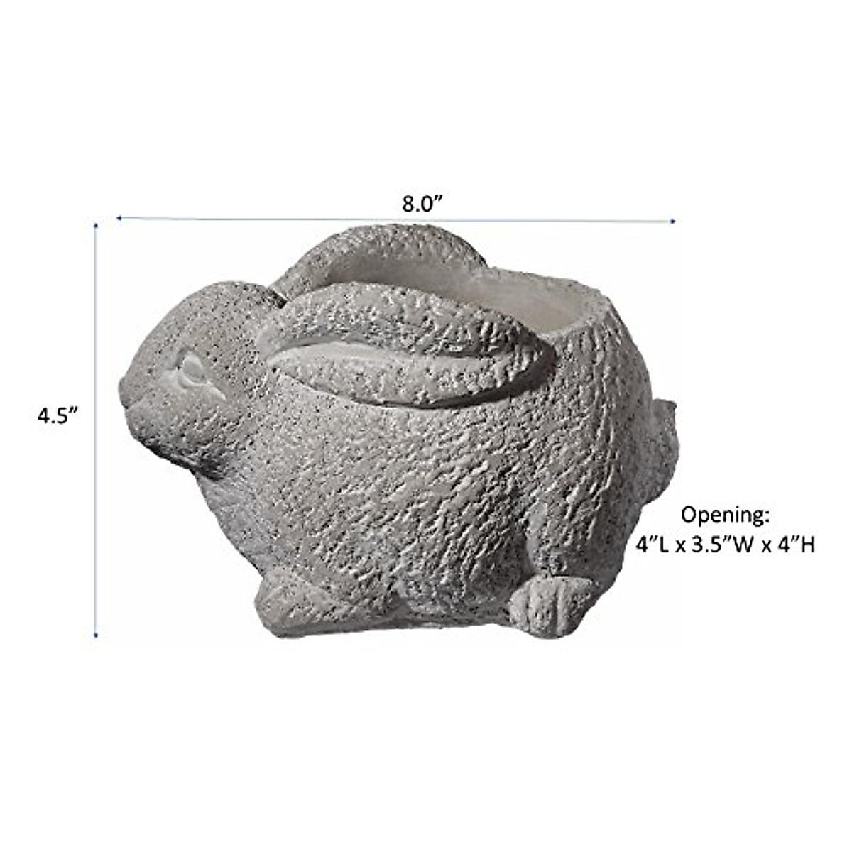 Classic Home and Garden 9/3442/1 Rabbit Planter, Large, Natural