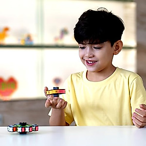 TOSY Magnet Fidget Spinner Mini - Easter Basket Stuffers Essentials for Kids/Teens/Adults, 3in1 Toy: Transformable Fidget Spinner with 72 Magnets, Infinity Cube, 2x2 Puzzle Cube, Stress Relief