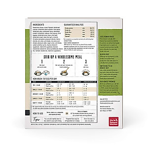 The Honest Kitchen Human Grade Dehydrated Grain Free Dog Food – Complete Meal or Dog Food Topper – Chicken 2 lb (makes 8 lbs)