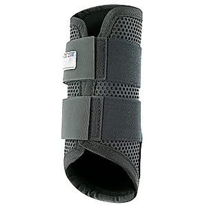 HORZE Impact Dressage Brushing Boots - Black - M