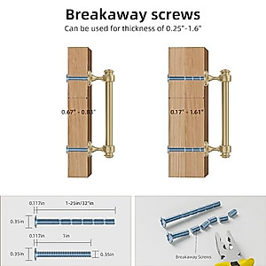 Chibery 20 Pack Pale Gold Cabinet Hardware Pulls, 4 inches (102 mm) Hole Centers, Alloy Zinc, Easy to Clean, Cabinet Handle for Kitchen Cabinets Cupboard Drawers Closet Dressers Bathroom