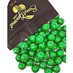 SweetGourmet Watermelon Gum Balls | 1 inch Bubble Gum | 1.5 Pound