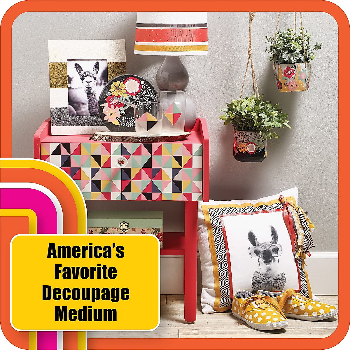 Mod Podge Complete Decoupage Kit-Two 16oz Bottles Waterbase Sealer/Glue (Matte Gloss Finish) with 4-pk Foam Brush Set, Clear