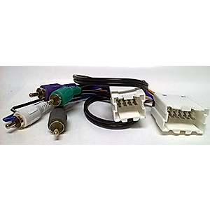 Wire Harness for Installing a New Radio into a Nissan, 350Z, 2003, 2004, 2005. Replace The Factory Bose or Premium Amplified System