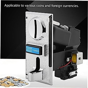 Multi Acceptor for Vending Machines - Arcade Game Selector Mechanism - Slot Acceptance Device for Arcade - Ideal Acceptor Mechanism for Arcades