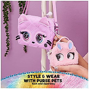 Purse Pets Micros, Denim Deerie Stylish Small Purse with Eye Roll Feature, Kids Toys for Girls Aged 5 and up