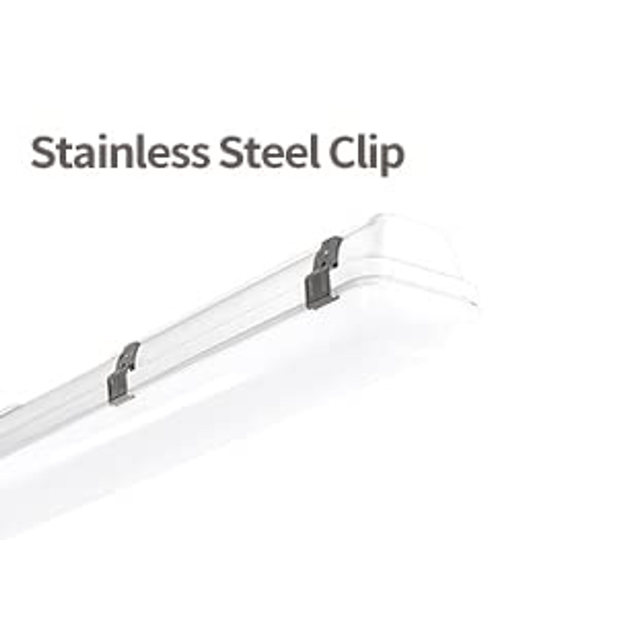 LEDONE 8FT LED Vapor Tight Light, 60W/75W/90W Tunable, Selectable CCT 3500K/4000K/5000K, 0-10V Dimmable, IP66 Outdoor, UL DLC NSF Listed, 2 PK