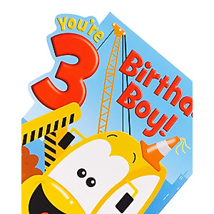 Disney You're 3 Big Digger 3rd Birthday Greeting Card Disney Character Cards