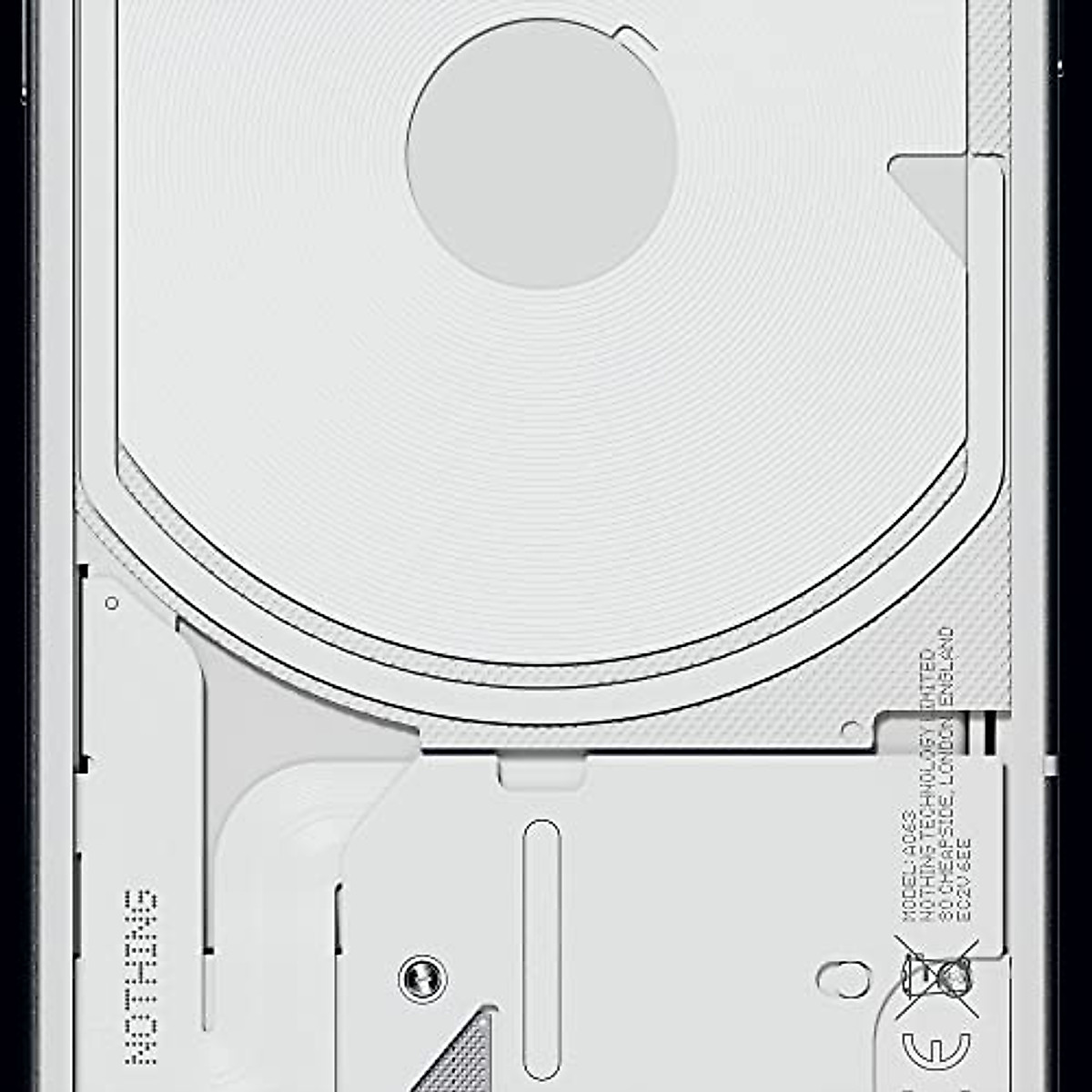 Nothing Phone1 5G Dual 256GB 12GB RAM Factory Unlocked Smartphone (GSM Only | No CDMA - not Compatible with Verizon/Sprint) - White