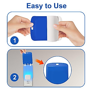 10 Packs Refill Cartridges Compatible with Stem Flying Light, Replacement Refill Cartridges for Raid Indoor Plug-in Blue Light