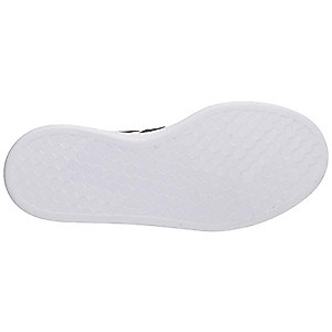 adidas men's Grand Court Sneaker, White/Black/White, 11.5 US