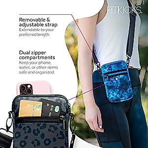 FITKICKS Crossovers Active Sport Lifestyle Crossbody Sport Water-Resistant Casual Bag Sling Purse - Nocturnal
