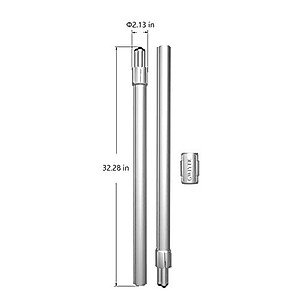 GWIYEE Aluminum Foldable Portable Clothes Drying Rack