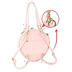 WILDFINDINGIta Bag Strawberry Fruit Shoulder Bag Satchel Backpack Casual Daypack-Kawaii DIY Cosplay Strawberry Daypack (Pink)