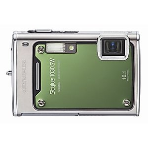 Olympus Stylus 1030SW 10.1MP Digital Camera with 3.6x Optical Wide Angle Zoom (Green)