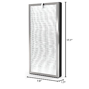Vegebe Replacement Air Filter, Compatible with MA40 Air Purifier; Vegebe 3-in-1 H13 True HEPA Air Filter, Compatible with Medify Air Air Purifier. 1 Pack