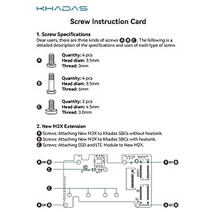 Khadas New M2X Extension Board is an Ultra-Thin Version of The Original M2X Board.It has M.2 Slots for Adding a 4G LTE Module and NVMe SSD to VIM3/VIM3L. A Nano-SIM Card Slot is Built Into The Board