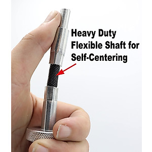 EADUTY Engine Cylinder Hone Tool 2"-7" Diameter Adjustable Deglazer Kit with 3-Piece 4" Long Stones 220 Grit