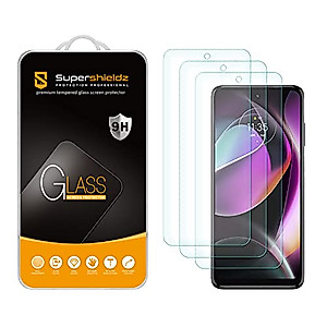 Supershieldz (3 Pack) Designed for Motorola Moto G 5G (2022) Tempered Glass Screen Protector, Anti Scratch, Bubble Free