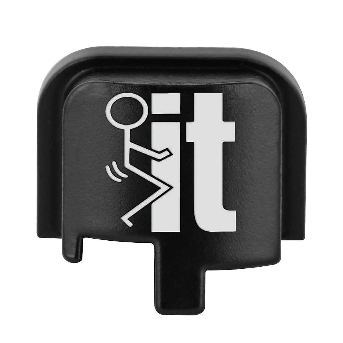 MyGunArts Laser Engraved Anodized Aluminum Rear Cover Slide Back Plate for 9mm .40 Taurus G2C, G3, G3XL, G3C, G2S, G3S, Millennium PT111-G2/PT140 Accessories, F IT Stickman