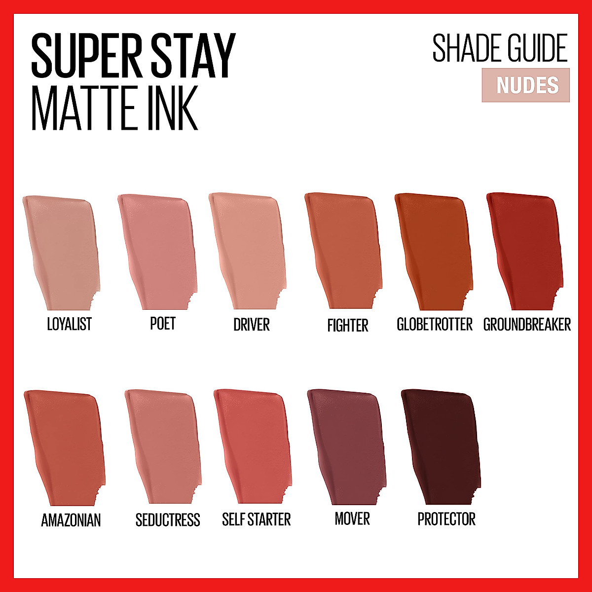 Maybelline New York SuperStay Matte Ink Un-nude Liquid Lipstick, Driver, 0.17 Ounce