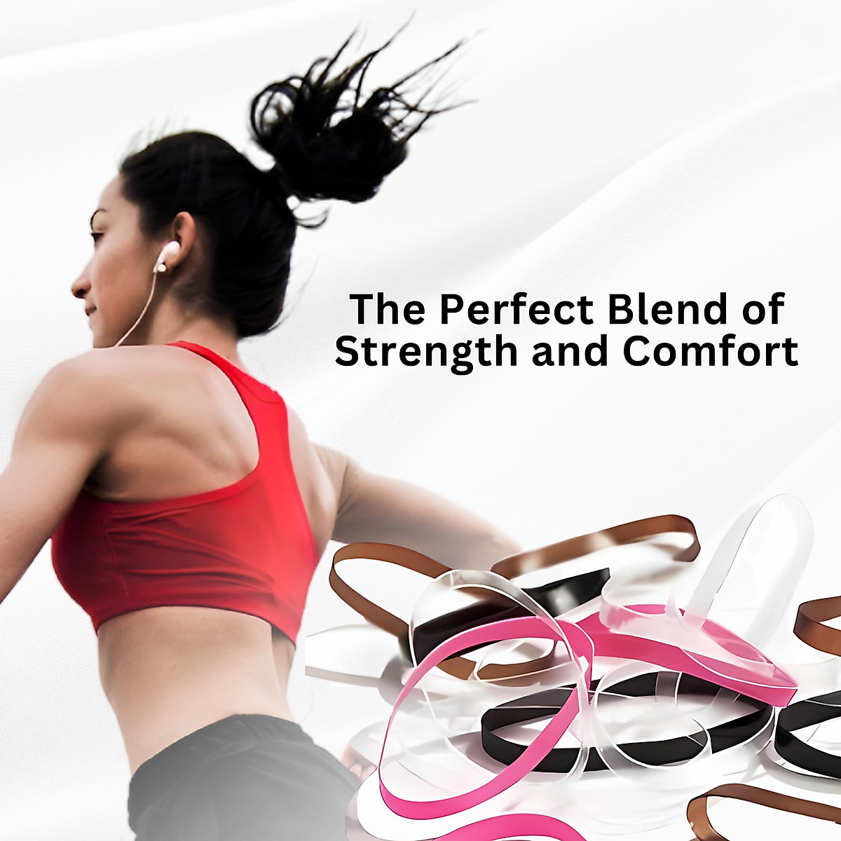 Blax CLEAR Snag-Free Hair Elastics 4mm, 8 Count (2-Pack)