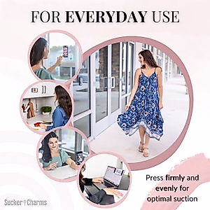 SuckerCharms Removable and Reusable Suction Cup Phone Mount/Patent Pending (Butter Rum)