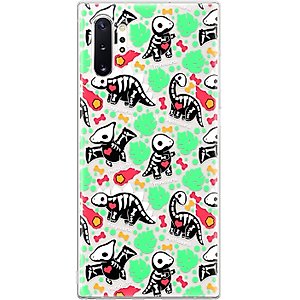 TPU Phone Case Compatible with Samsung A72 A71 5G A70 A51 A50 A32 A21 A11 A12 A13 A14 A01 Dinosaurs Skeleton Kawaii Flexible Lightweight Kids Clear Cute Shockproof Durable Protective Bones