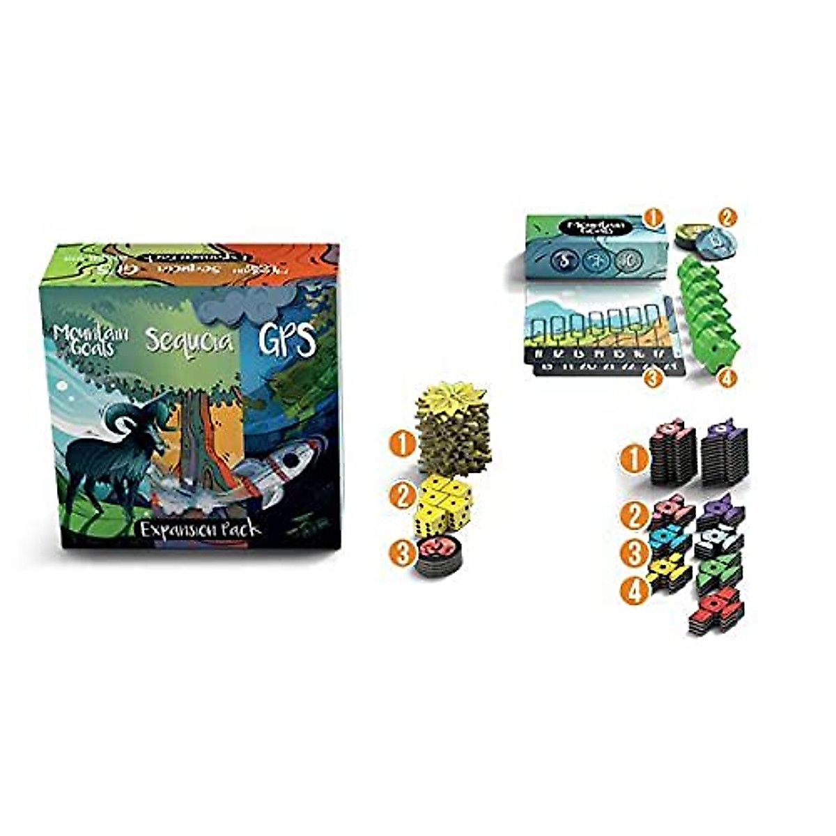 Mountain Goats - Sequioa - GPS Board Games Expansion Pack