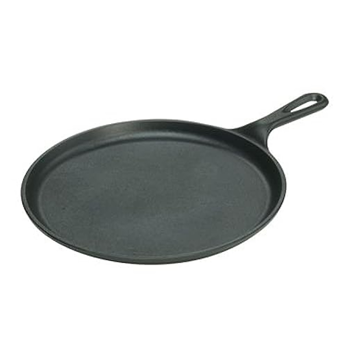 Lodge L9OG3 Cast Iron Round Griddle, Pre-Seasoned, 10.5-inch