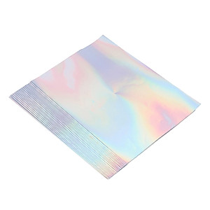 Printable Holographic Sticker Paper 20 Pcs Printing Paper Sheets Ink Stickers Self Adhesive A4 for Laser Inkjet Printer Paper