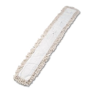 Boardwalk 1360 Industrial Dust Mop Head, Hygrade Cotton, 60w x 5d, White