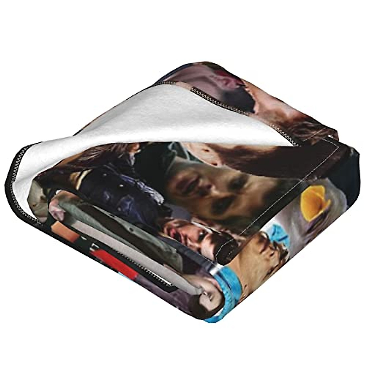 IEUCHEIC Comfortable Ultra-Soft Micro Fleece Blanket,Jensen Ackles Fleece Blankets for Sofa Bed Travel 60"X50"