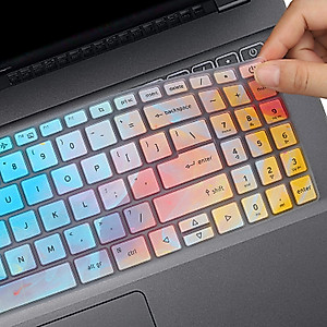 Keyboard Cover for 2024 2023 Acer Aspire Vero 15 15.6", Aspire 3 A315-24P A315-24PT A315-59 A315-510P, Aspire 5 A515-58M/58GM A515-57 A515-57G A515-57T A515-47 A515-48M 15.6" (Not Fit A515-46~A515-56)