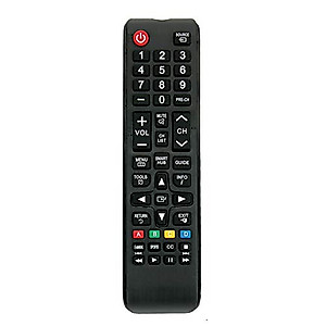 Remote Control Replacement Applicable for Samsung TV UN40J5200 UN50J6200AF UN50J520DAF UN50J5200AF UN48JU640DF UN48JU6400F UN48J620DAF UN48J6200AF UN48J520DAF UN48J5201AF UN48J5200AFXZA
