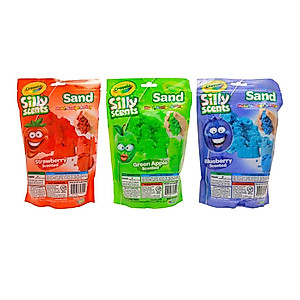 Crayola Silly Scents, Colored Sensory Sand | 6 Lbs of Scented Play Sand for Kids | Moldable Play Sand for Sensory Table, Kids Christmas Gifts, Holiday Classroom Gifts, Stocking Stuffers for Kids