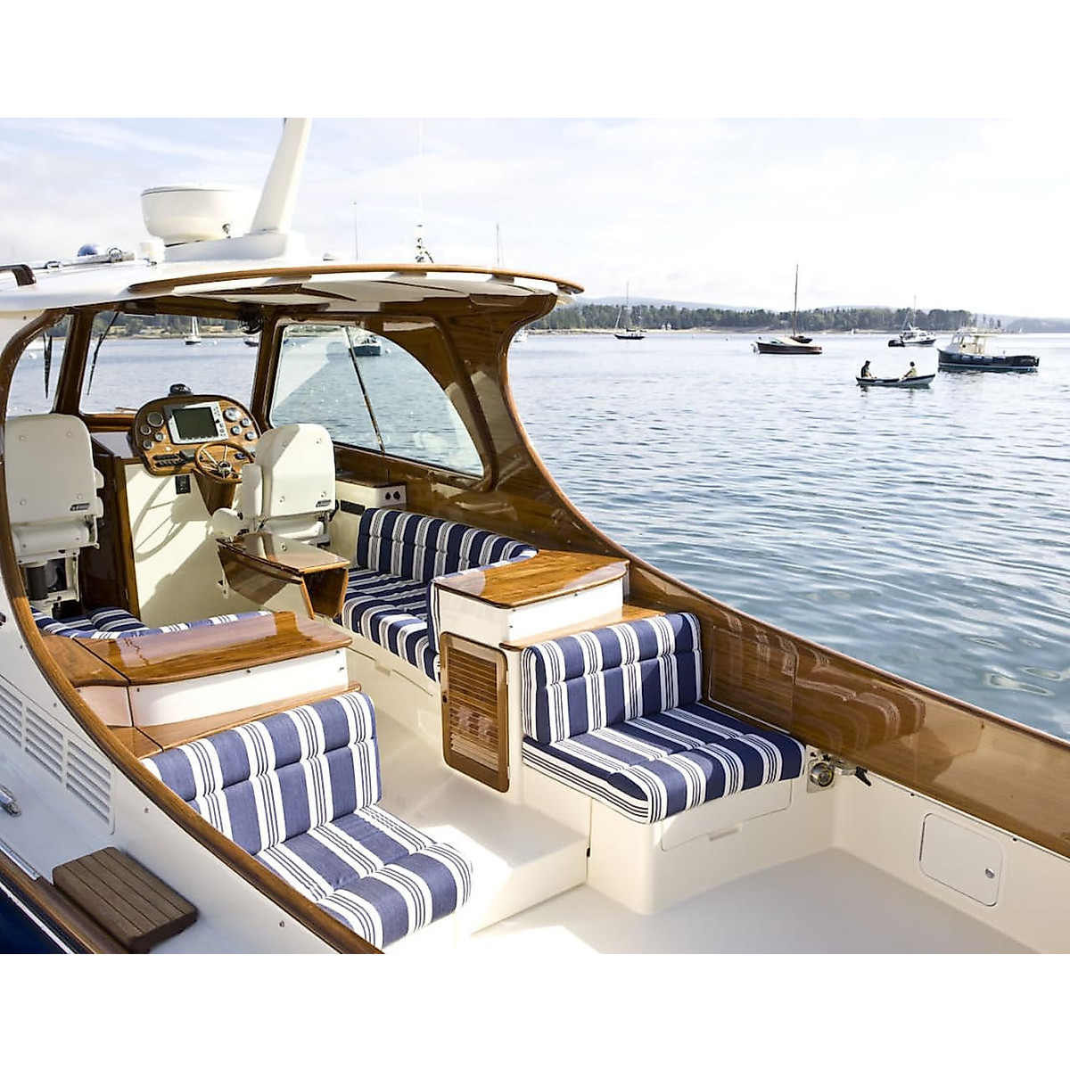 FoamRush 7" x 25" x 25" Dry Fast Water-Resistant Outdoor Upholstery Foam Sheet for Outdoor & Marine Furniture (Chair Cushion Foam for Patio Furniture, Boat Seat Cushion Replacement)